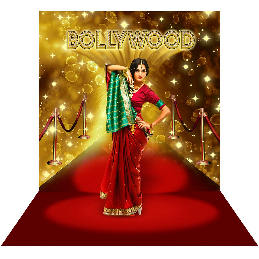 Bollywood Red Carpet Backdrop, Party Photo Booth, East Indian Backdrop ...