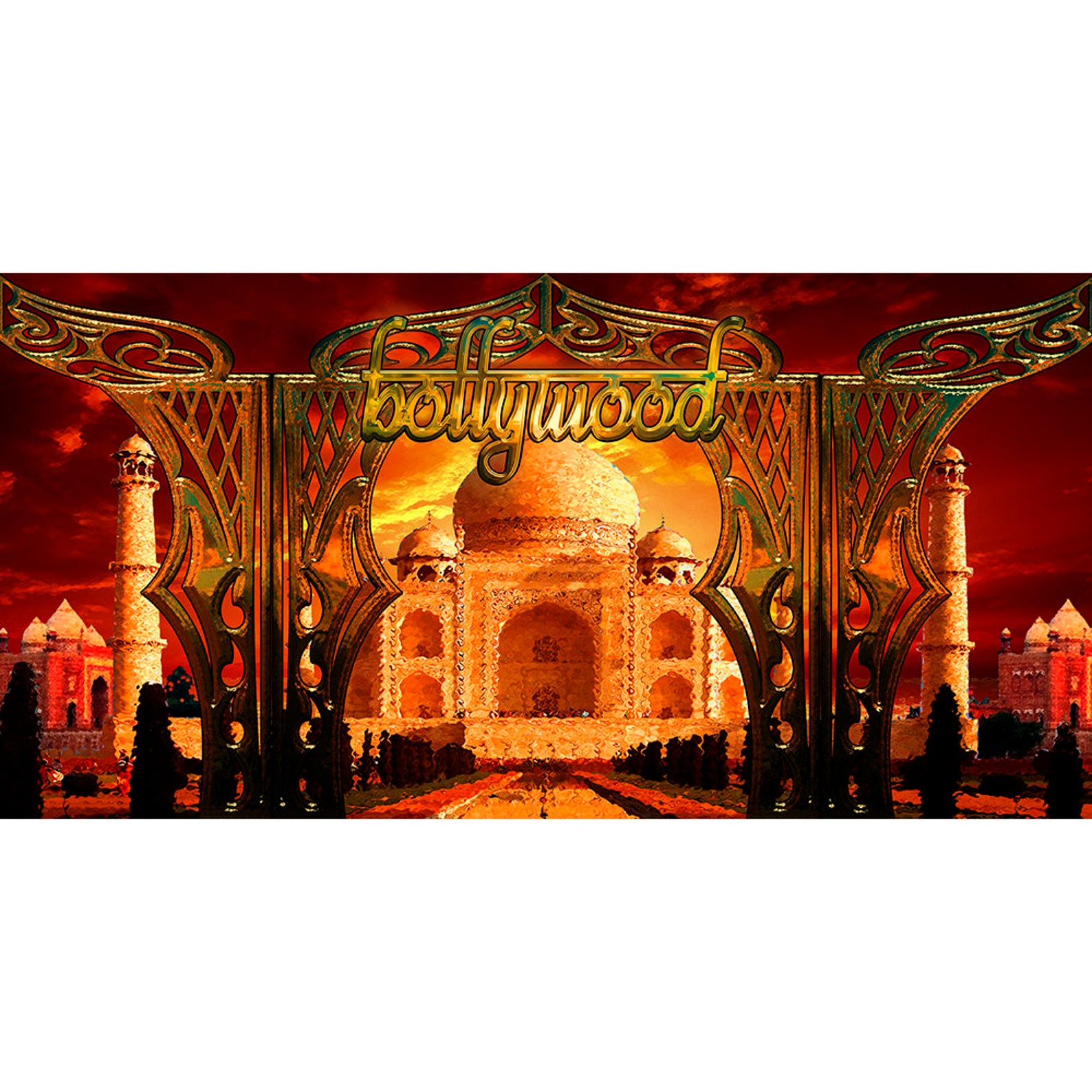 Bollywood Taj Mahal Backdrop Party Photo Booth Diwali Decor - Etsy