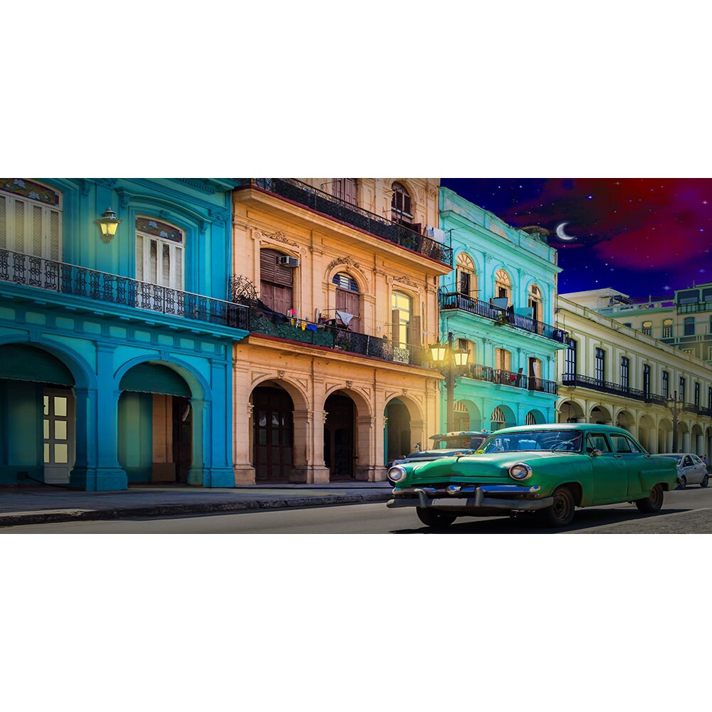 Havana Street Backdrop, Cuban Photo Booth Backdrop - Etsy