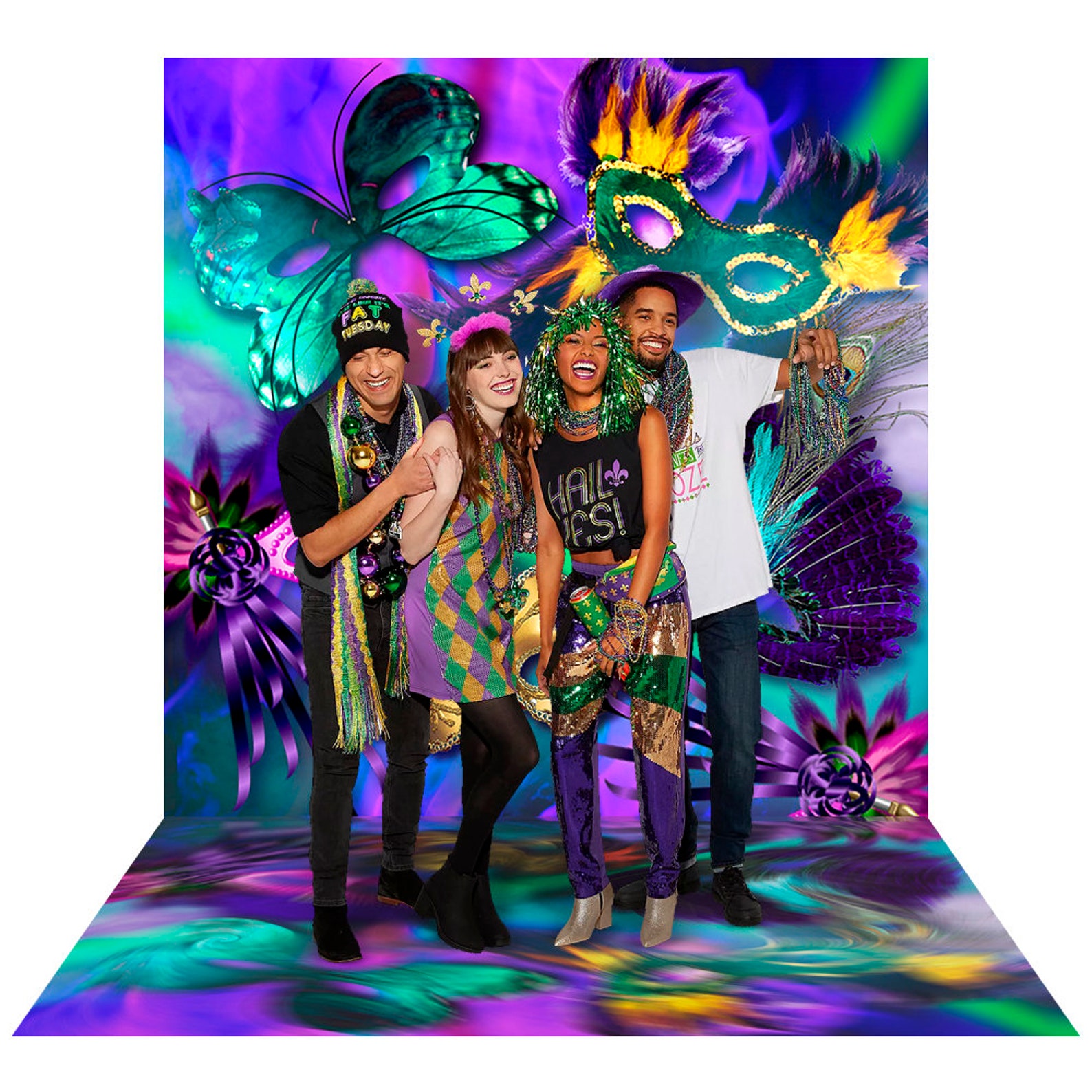 Masked Mayhem Mardi Gras Party Decorations Photo Booth Prop - Etsy