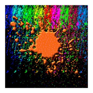 Paintball Backdrop, Birthday Backdrop, Paint Splatter, Party Decor ...