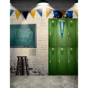 Sports Locker Room Photo Backdrop, High School Team Pictures - Etsy