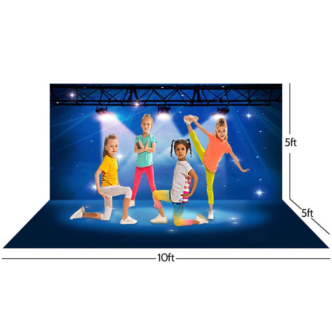 Musical Stage Backdrop: Children's Recital, School Play Photo Booth - Etsy