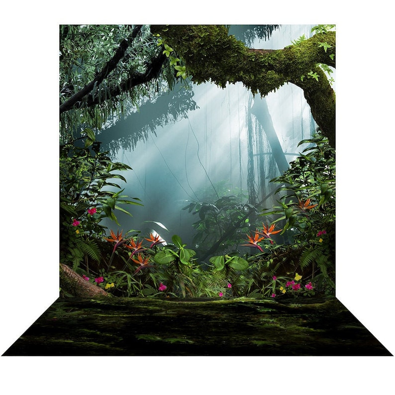 Jungle Book Backdrop, Birthday Backdrop, Photo Booth Prop, Birthday ...