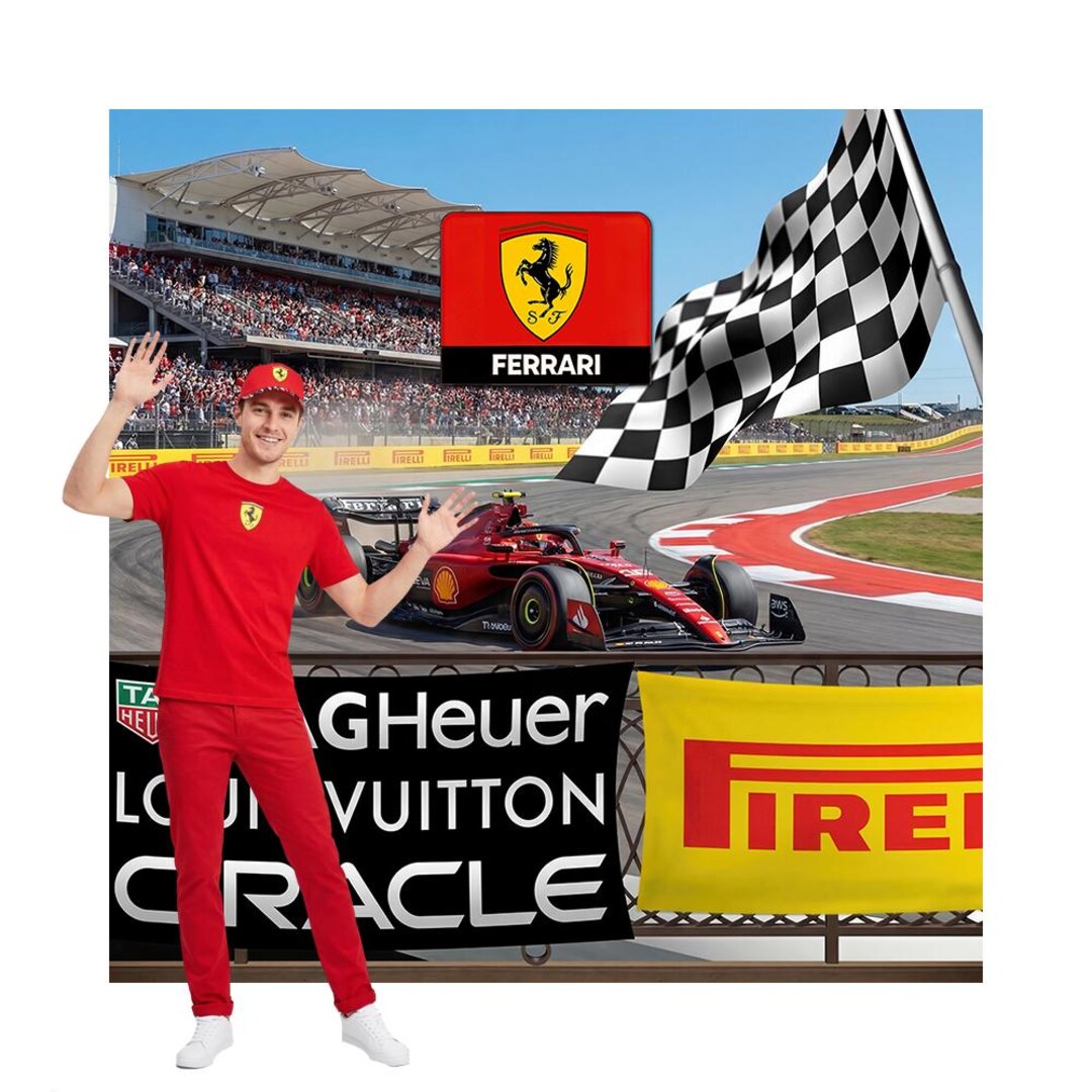 Formula 1 Backdrops, Choose Your Team, Grand Prix Racing Fabric Party ...