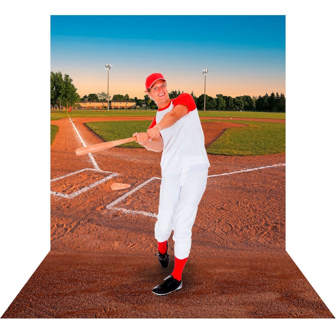 Baseball Field Backdrop, Home Team, Baseball Game, Home Plate, Diamond ...