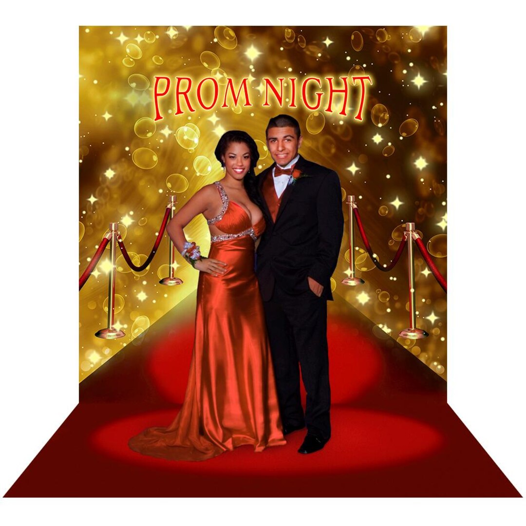Prom Red Carpet Bokeh Photo Backdrop, School Dance Party Decor, VIP ...