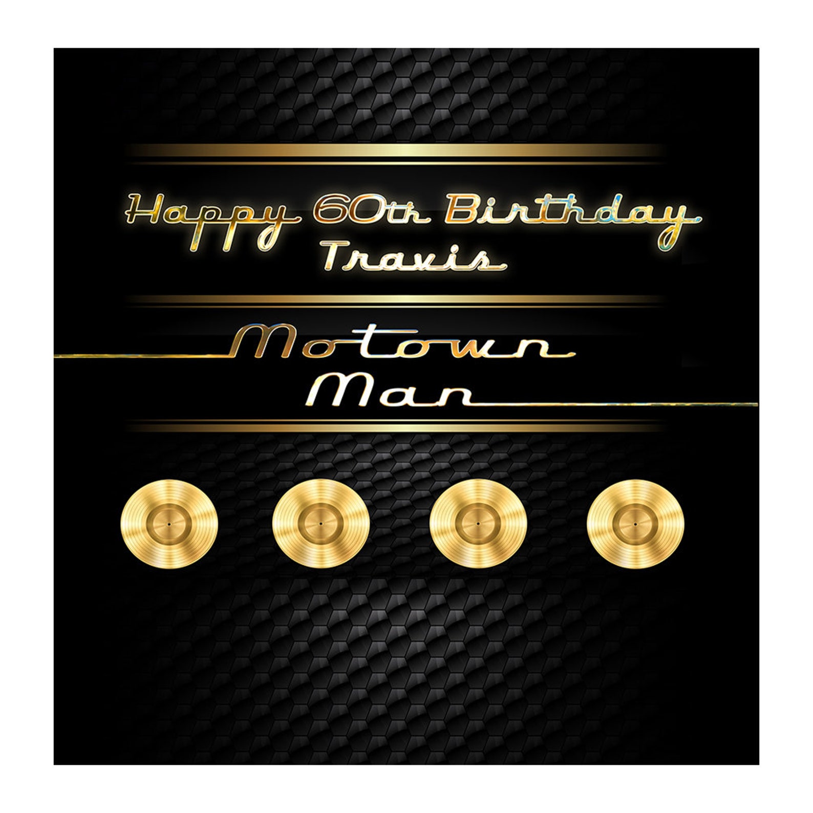 Motown Birthday Backdrop Banner Man's Soul Banner and | Etsy