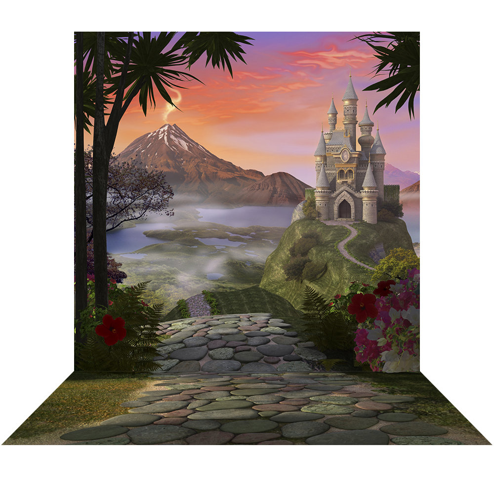 Fairytale Backdrop of Magical Castles Faeries a Party Decor - Etsy