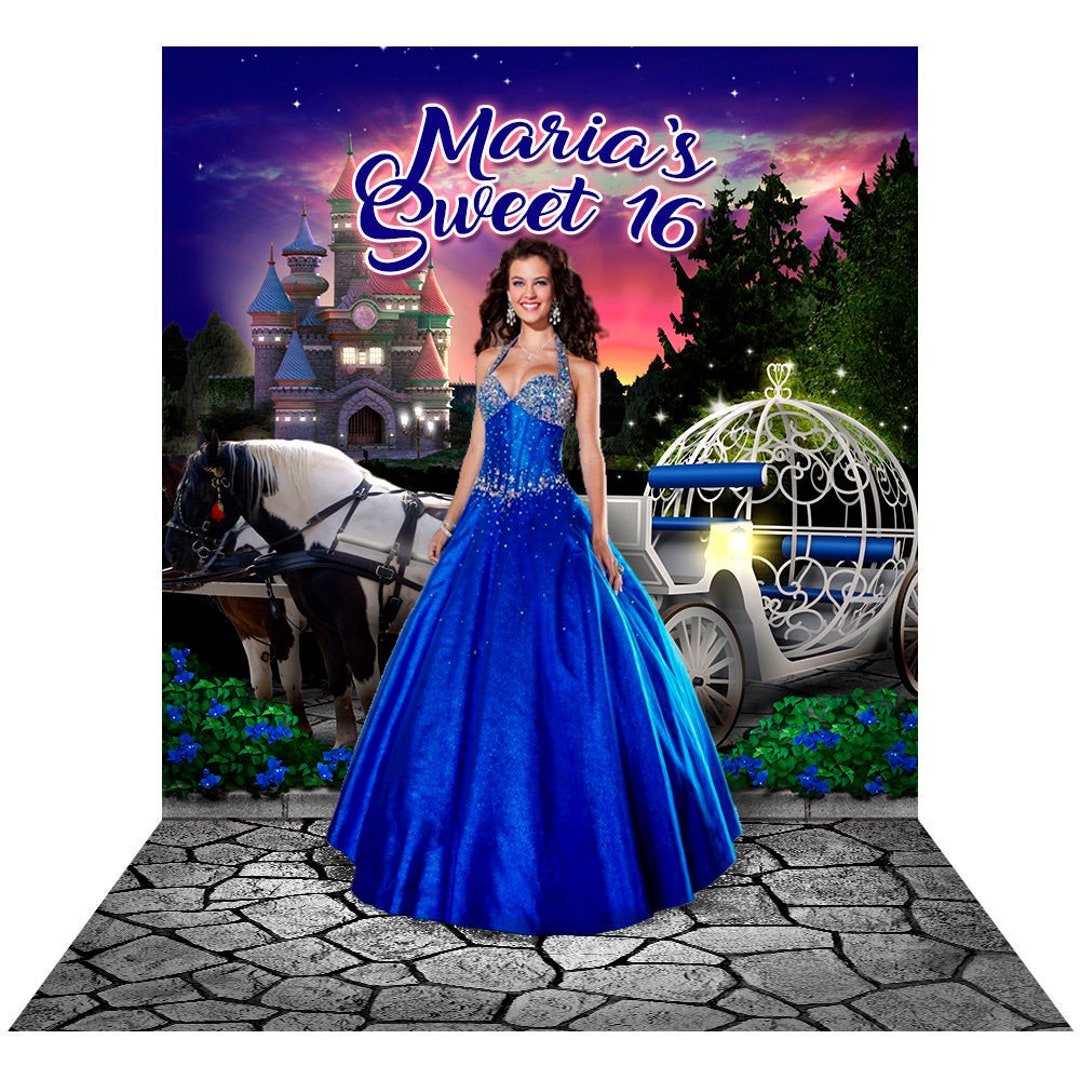 Sweet 16 Photo Backdrop, Birthday Background, Dance Party, Custom Party ...
