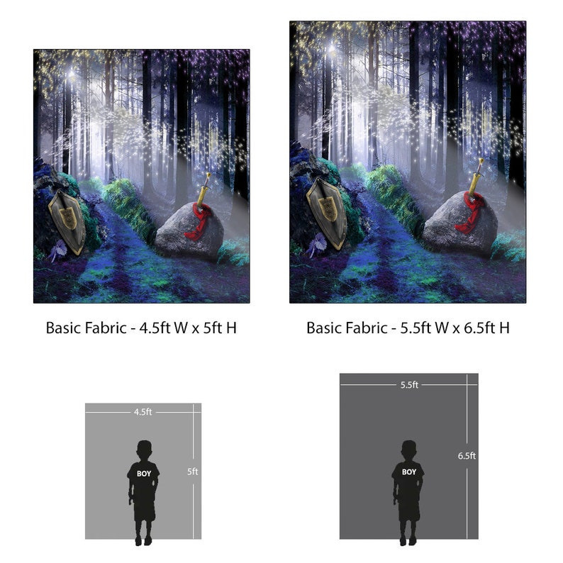 Sword in the Stone King Arthur Backdrop an Enchanted Forest - Etsy