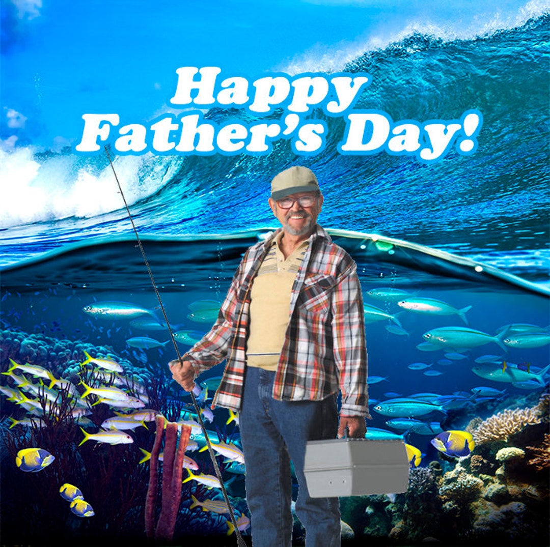Father's Day Backdrop, Fishing Father Photo Backdrop, Dad Party Decor ...