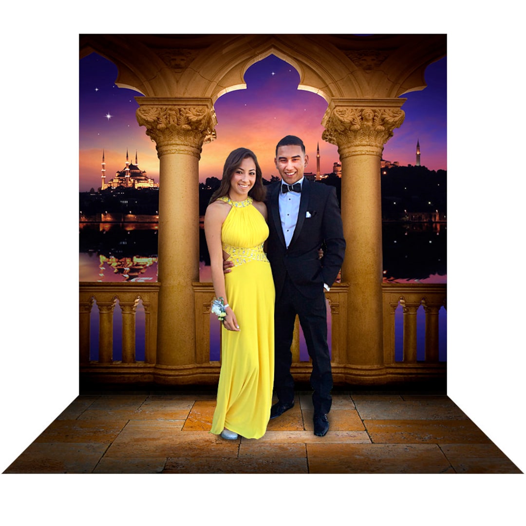 Arabian Nights Photo Backdrop, Party Decor, Princess Jasmine Moroccan ...