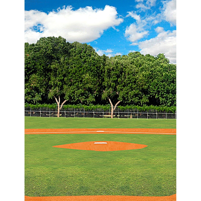 Baseball Team Backdrop Home Team Baseball Game Home Plate | Etsy