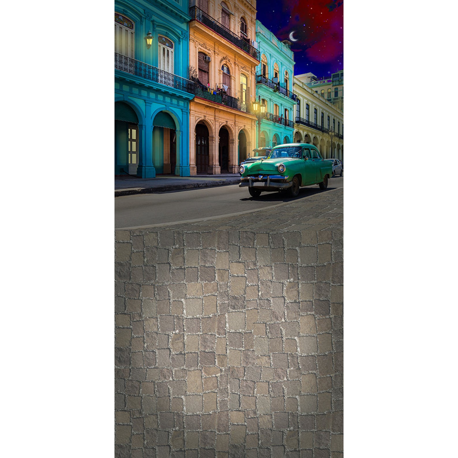 Havana Street Backdrop Cuban Photo Backdrop City Street - Etsy