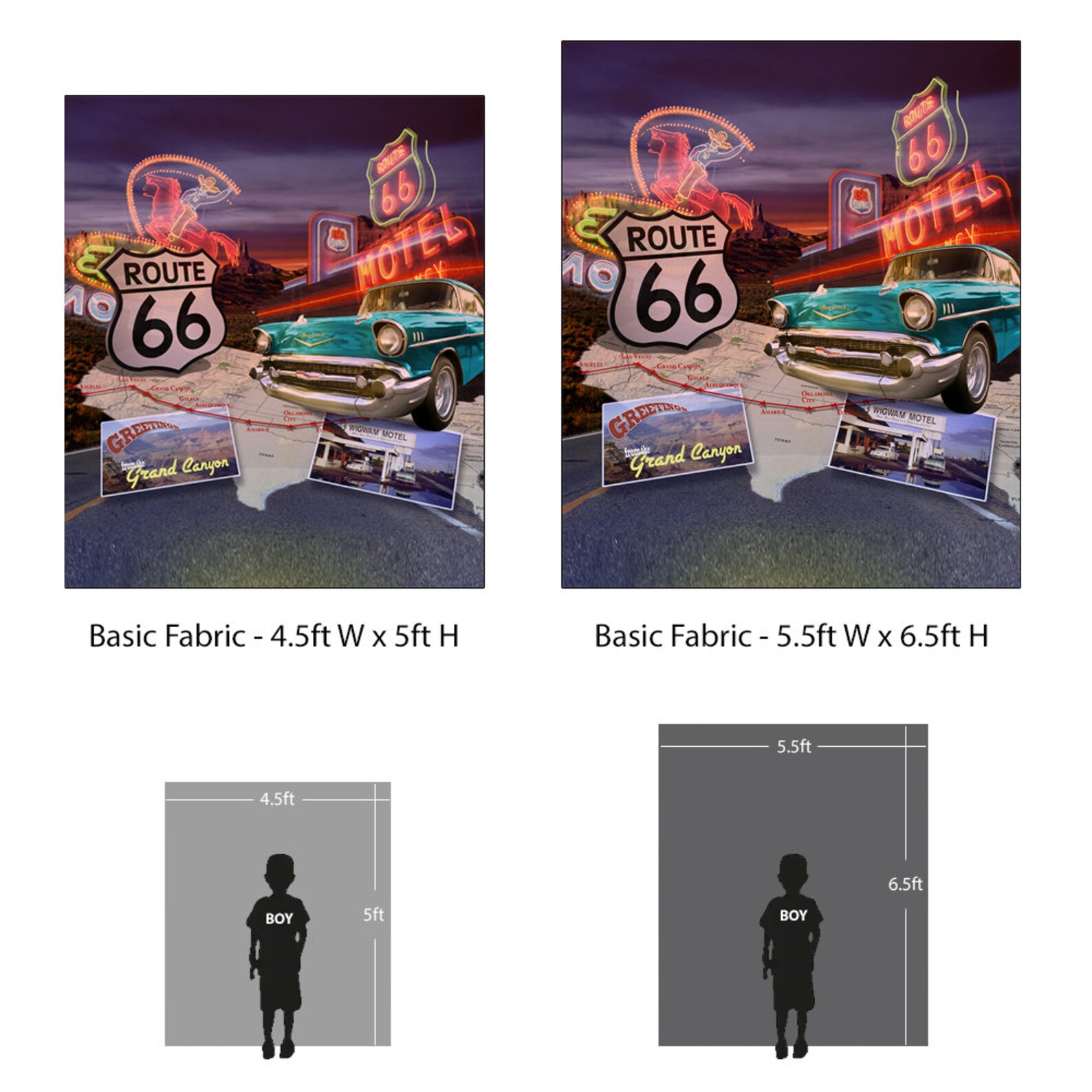 Route 66 Travel Backdrop Road Trip Will Rogers Highway on - Etsy