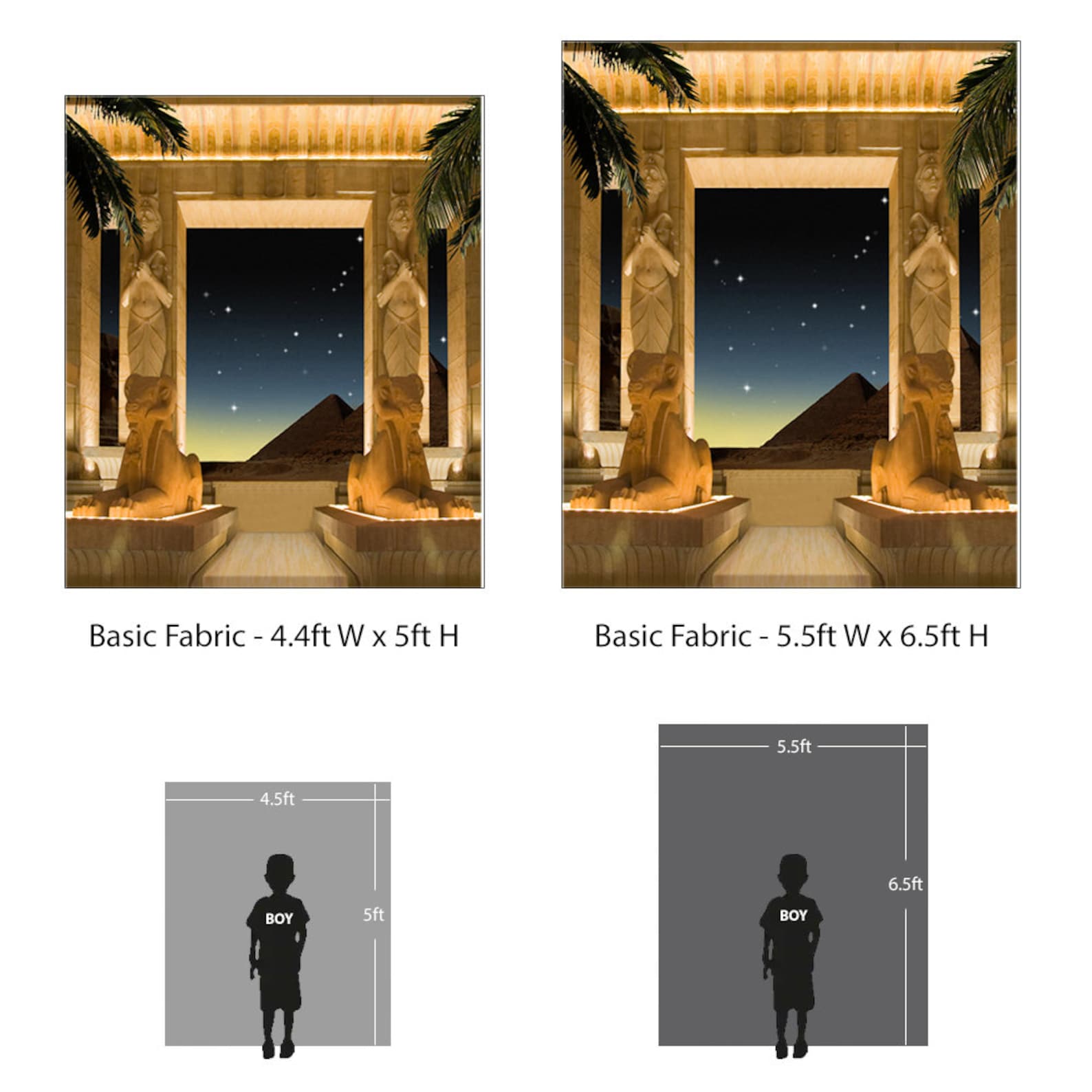 Pharaoh Pyramid Photo Backdrop, Party Decorations, Egyptian Sphinx ...