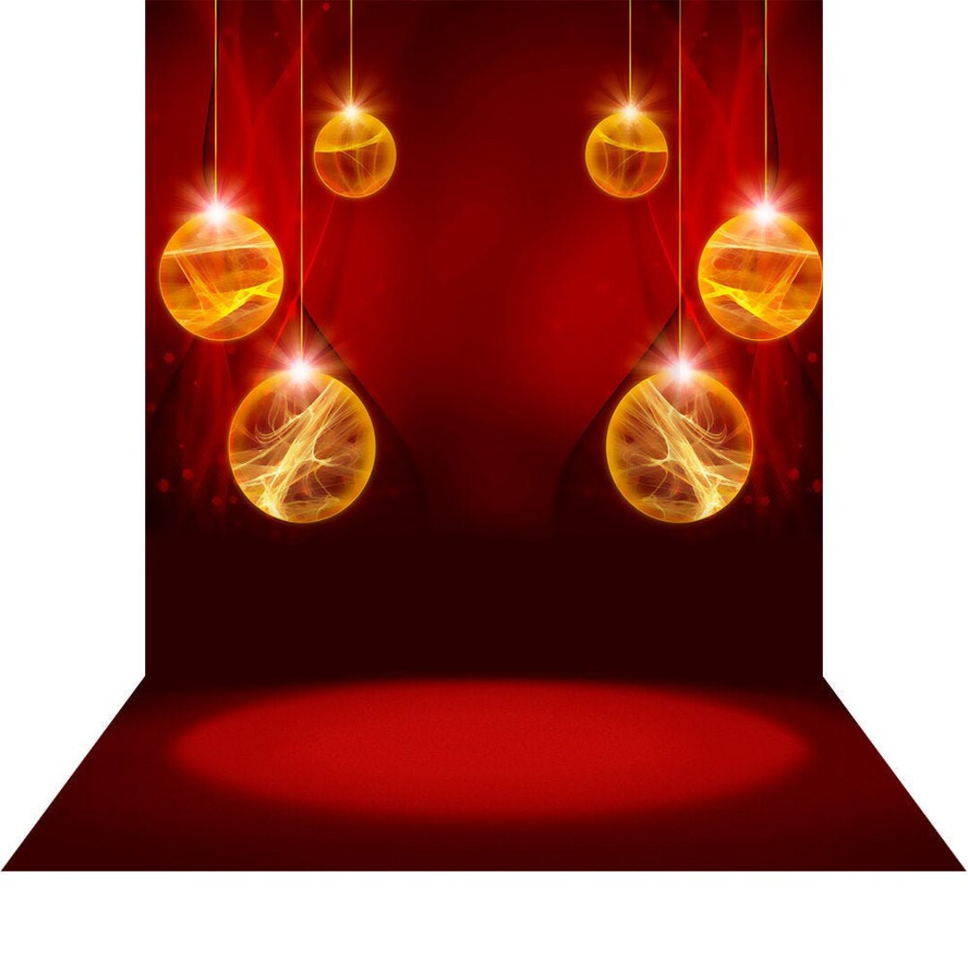 Holiday Decor Christmas Party Backdrop, Personalized New Year's Santa ...