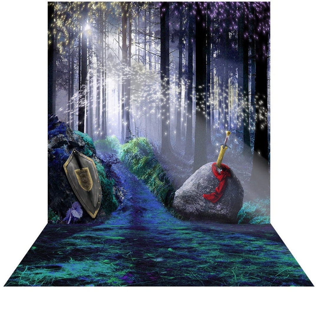 Sword in the Stone, King Arthur Backdrop, an Enchanted Forest for ...