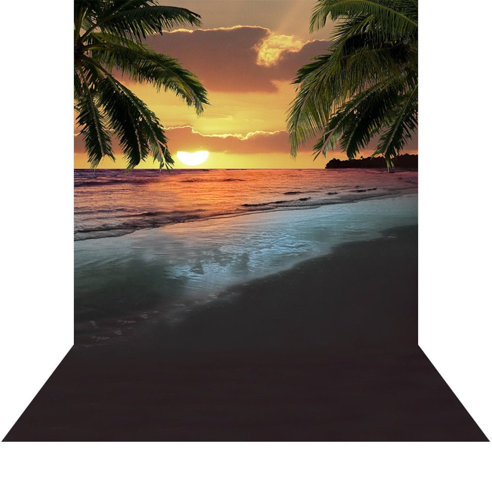 Tropical Beach Wedding Reception Backdrop Photo Booth - Etsy