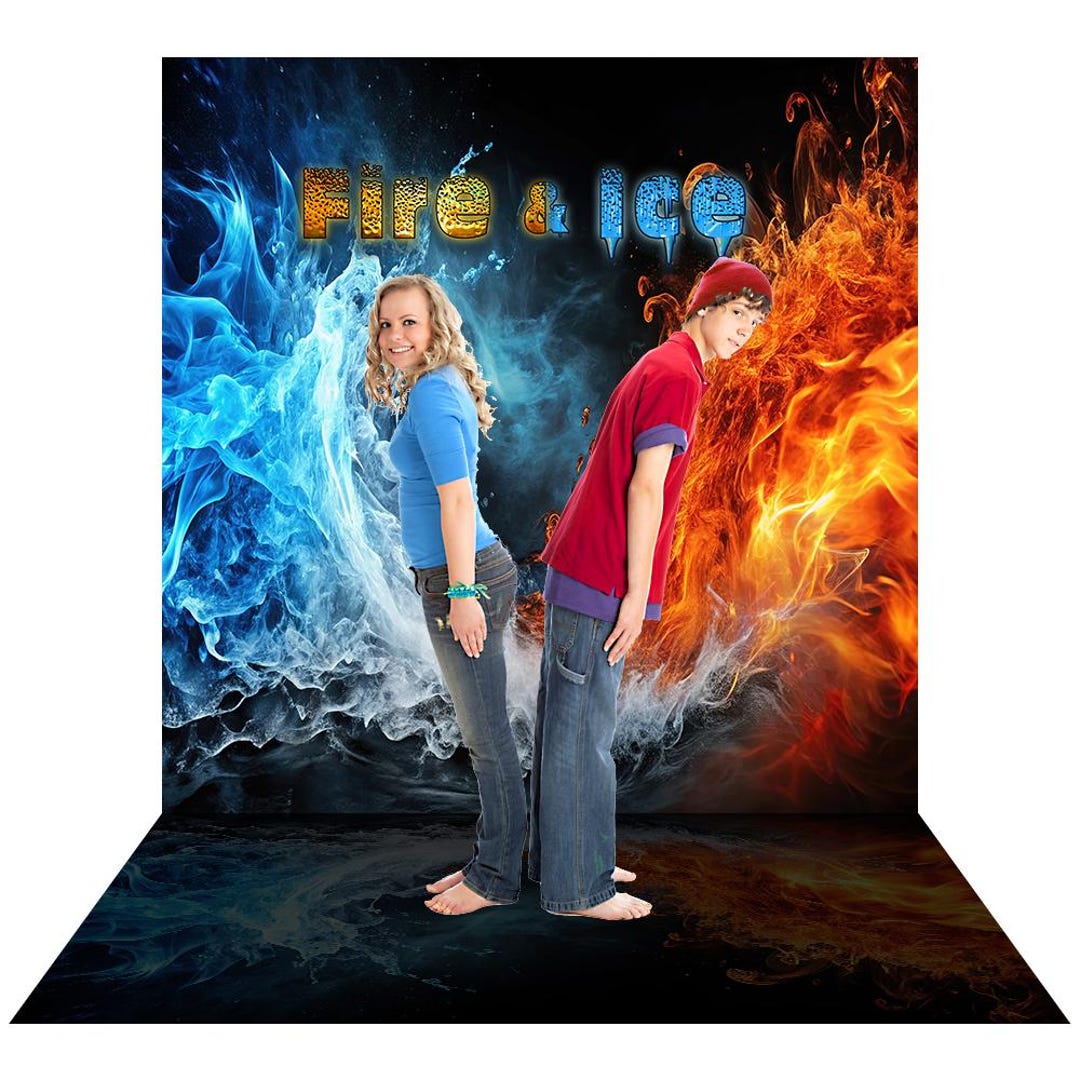 Fire and Ice Backdrop: Prom, Homecoming & Party Photography - Etsy