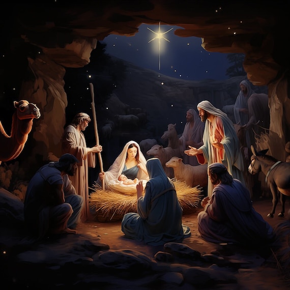 Nativity background store