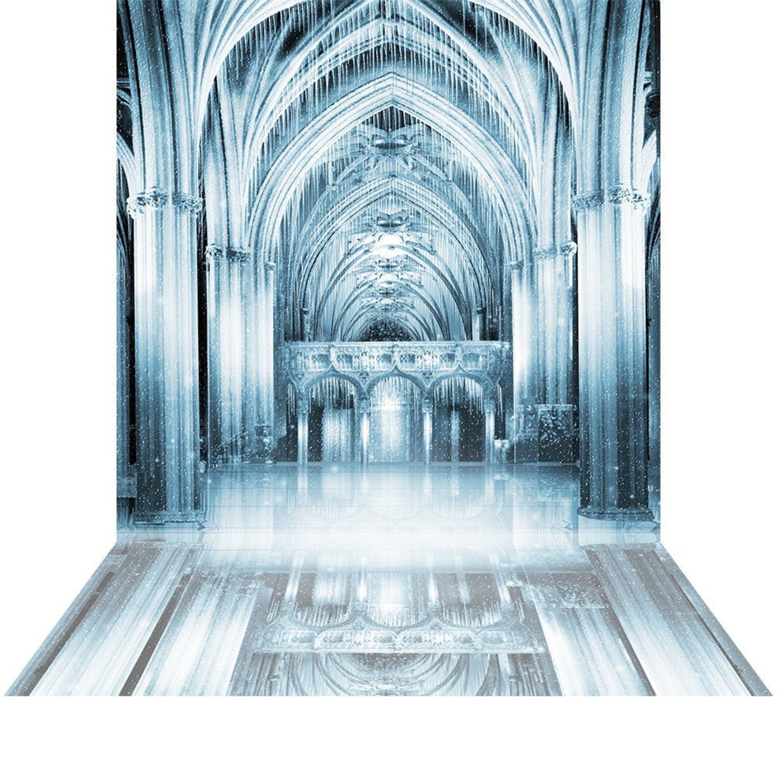 Ice Castle Backdrop, Photo Backdrop, Birthday Party Backdrop, Party ...