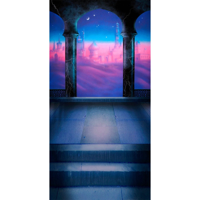 Aladdin Balcony Birthday Photo Backdrop Jasmine Balcony - Etsy