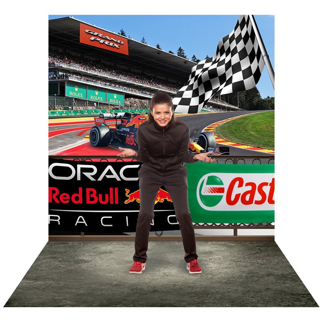 Red Bull Formula 1 Backdrop: Grand Prix Racing Party Decor - Etsy
