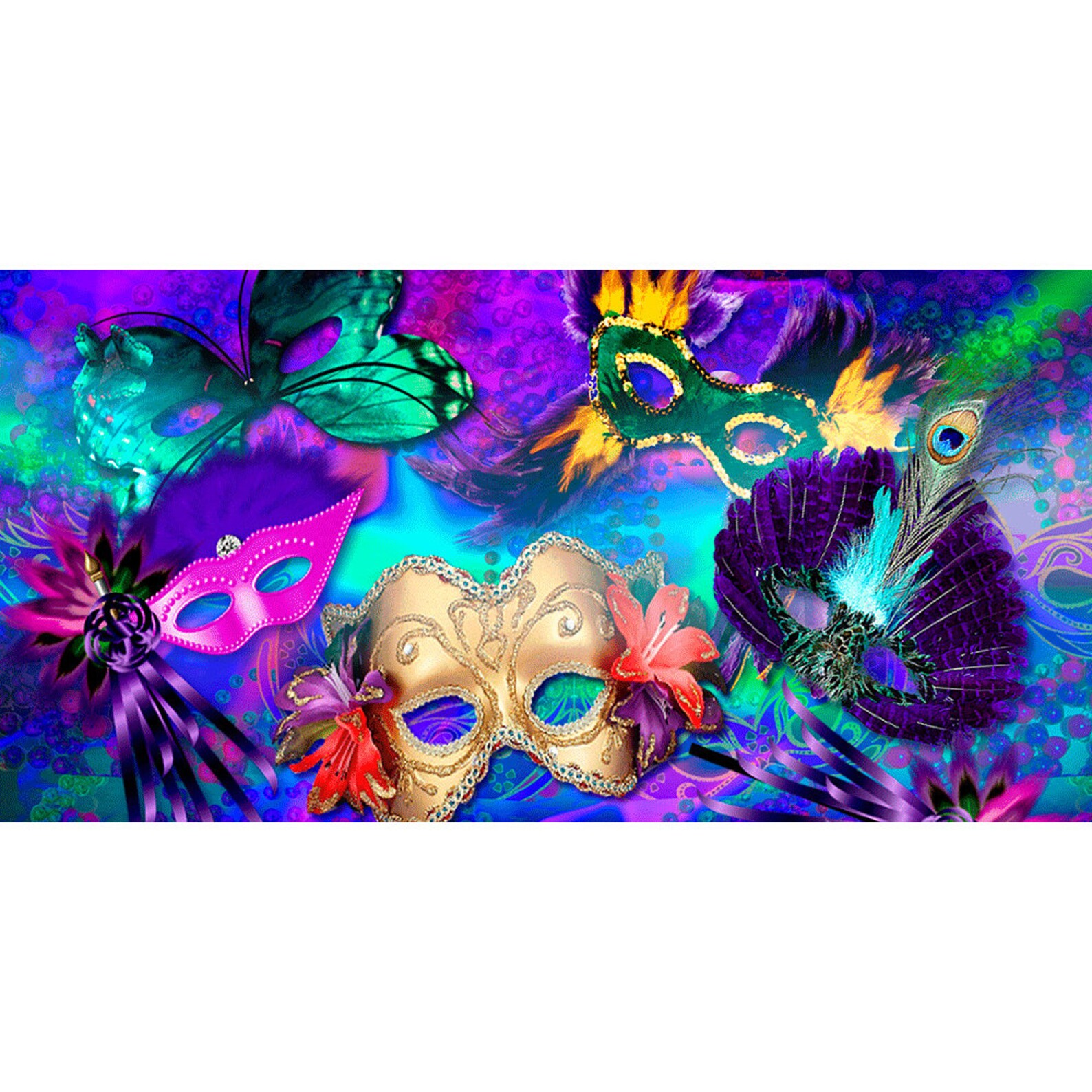 Masked Mayhem Mardi Gras Party Decorations Photo Booth Prop - Etsy