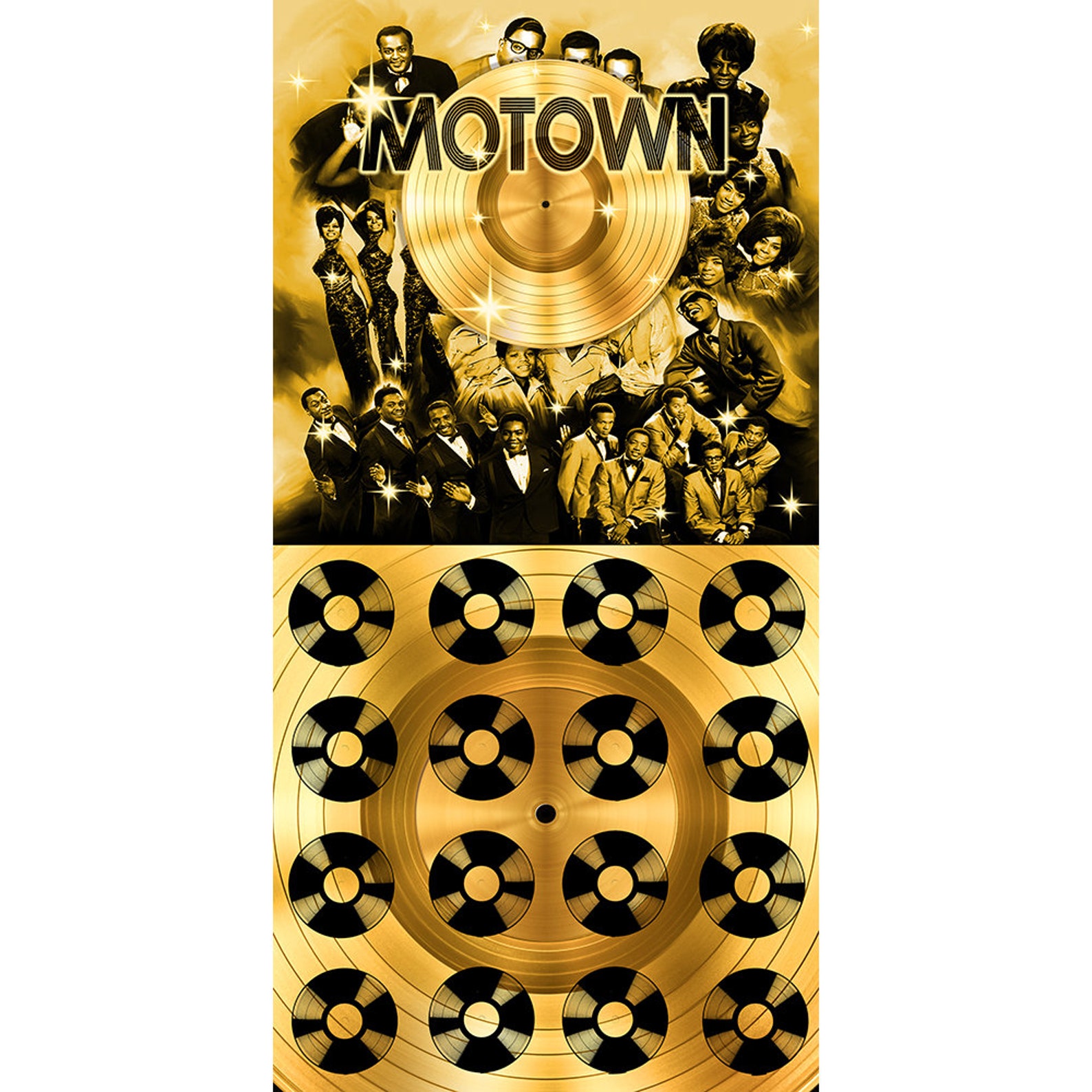 Motown Gold Event Backdrop Banner Disco Birthday Banner and - Etsy