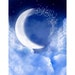 Over the Moon Photo Backdrop With Moon and Stars, Prom Dance Party ...