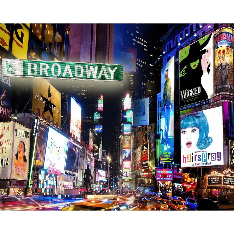 Broadway Theater Backdrop, Times Square, Vaudeville Party Banner - Etsy