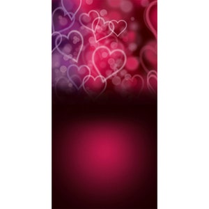 Red Floating Hearts Photo Booth Prop, Marsala Chola Backdrop, Romantic ...