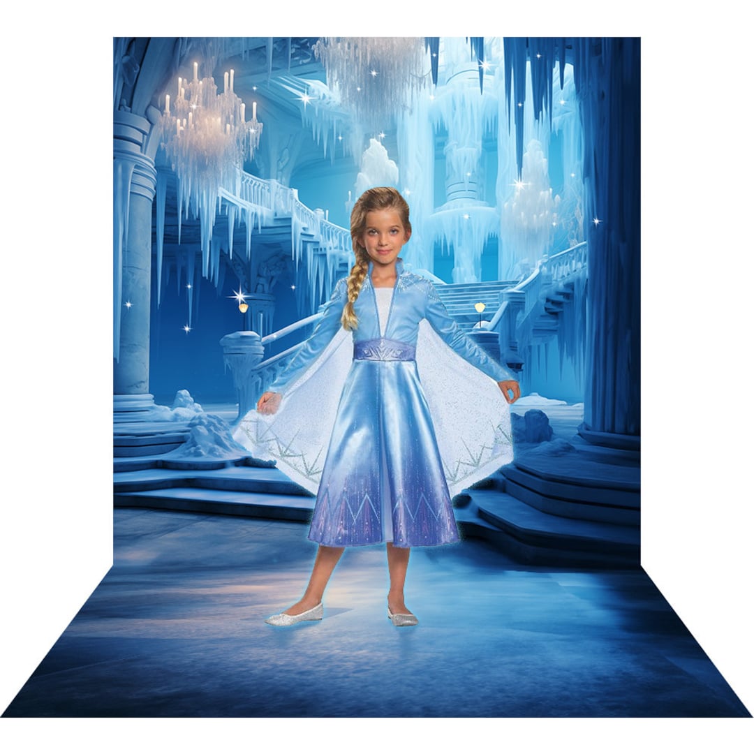 Frozen Ice Palace Backdrop: Winter Party Photo Booth Prop - Etsy