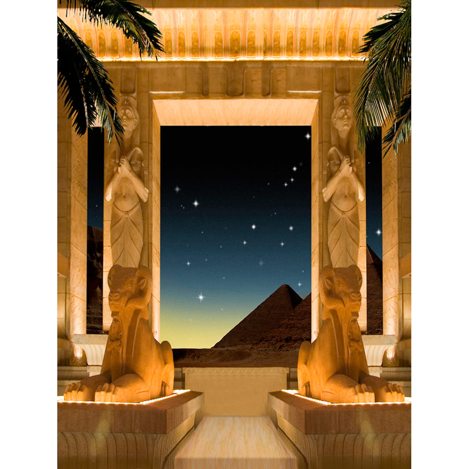 Pharaoh Pyramid Photo Backdrop Party Decorations Egyptian - Etsy