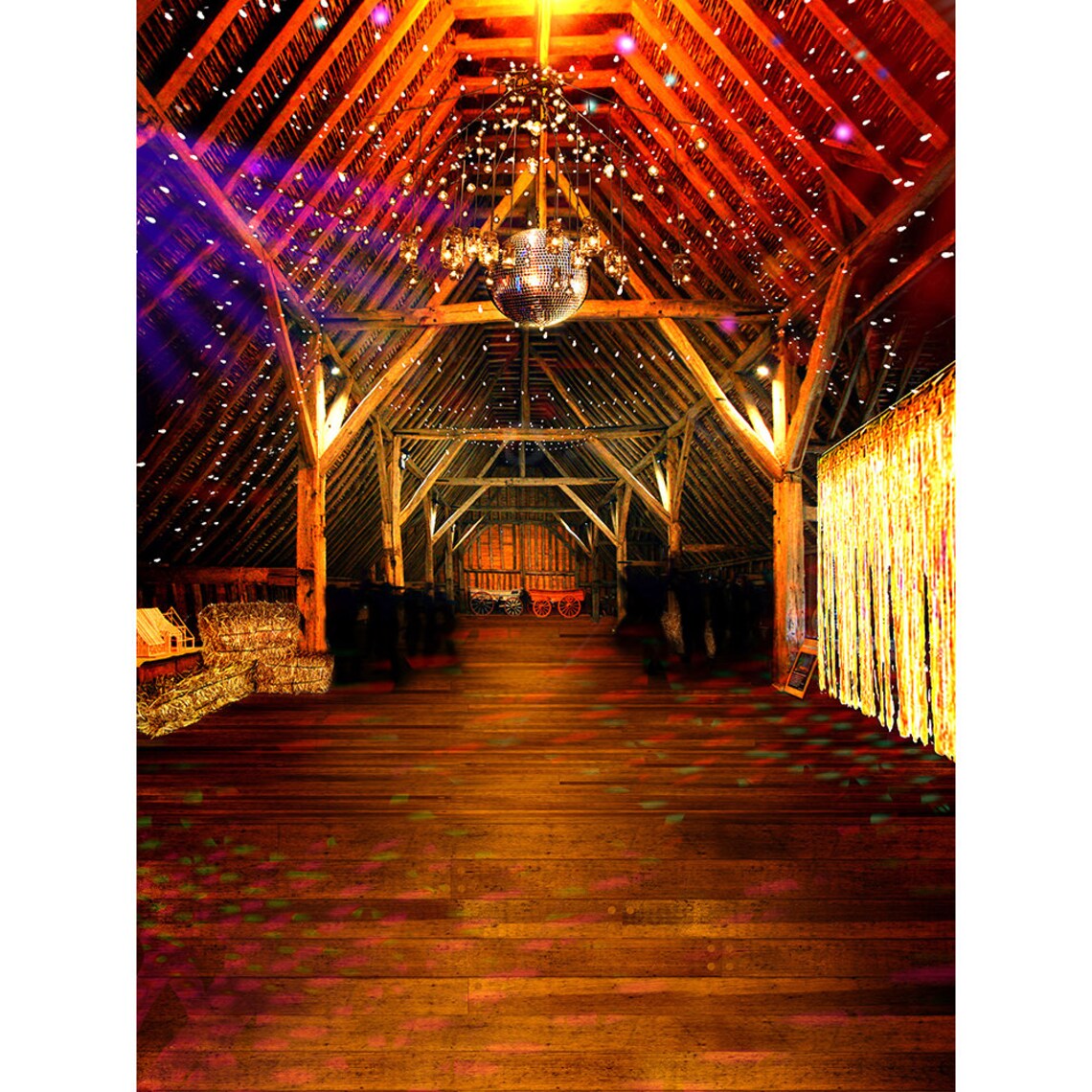 Barn Dance Backdrop Country Western Sadie Hawkins Decor | Etsy