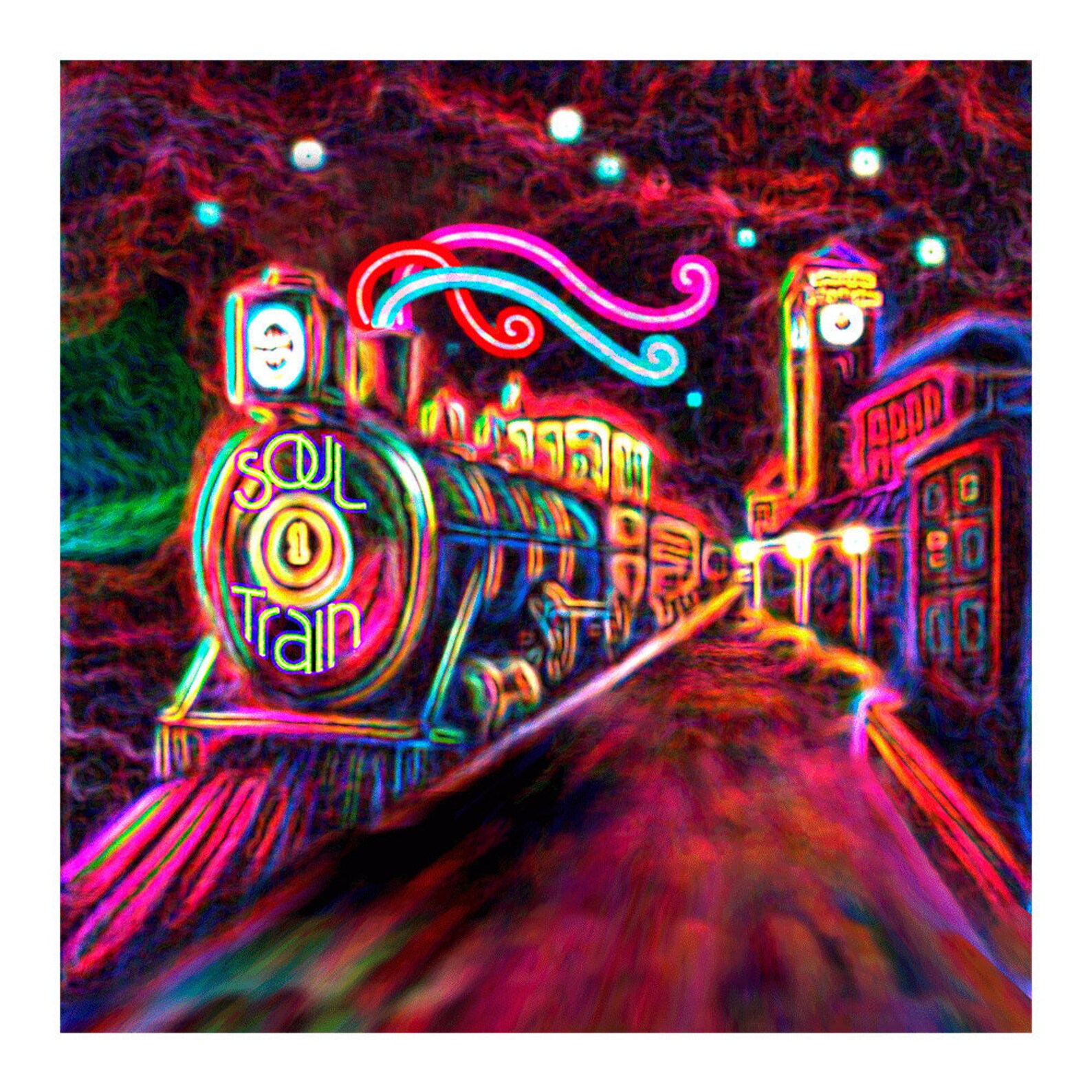 Soul Train Photo Booth Prop, Prom Dance Party Decorations, Photography ...