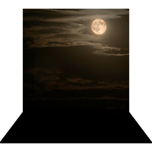 Moonscape Photo Backdrop, Moon & Clouds Photo Booth, Wedding Ceremony ...