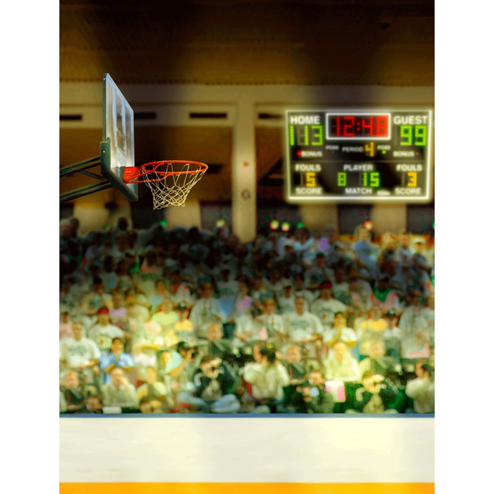 Basketball Backdrop, Sports Team Photography Backdrop, Playoffs ...