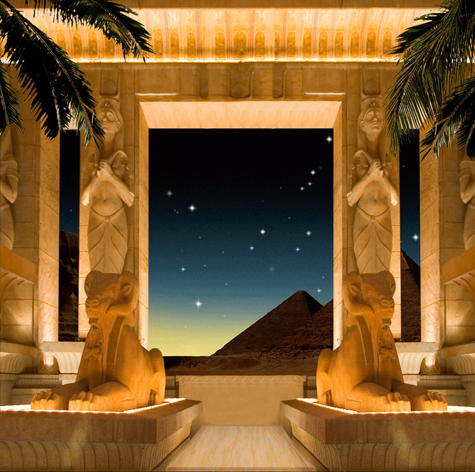 Pharaoh Pyramid Photo Backdrop Party Decorations Egyptian - Etsy