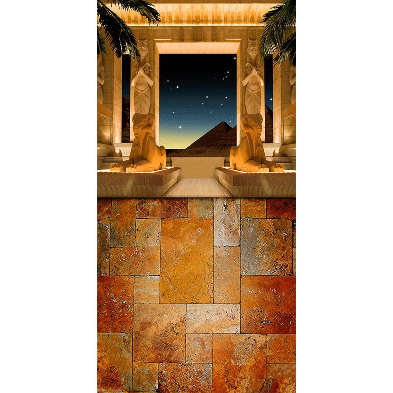 Pharaoh Pyramid Photo Backdrop Party Decorations Egyptian - Etsy