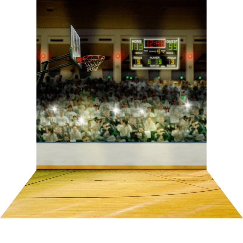 Basketball Backdrop - Etsy