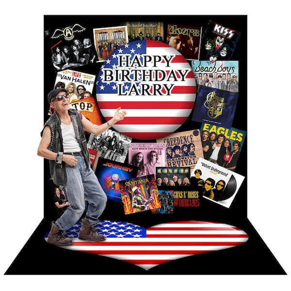 Rock N Roll Photo Backdrop - Etsy