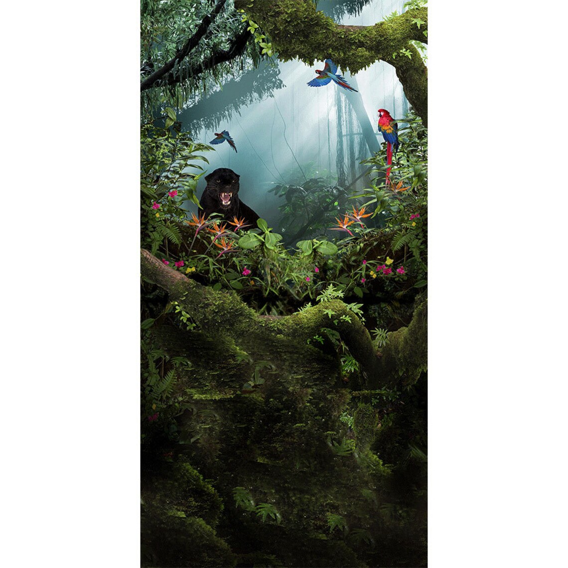 Jungle Book Backdrop Black Panther Tarzan Mowgli Photo - Etsy