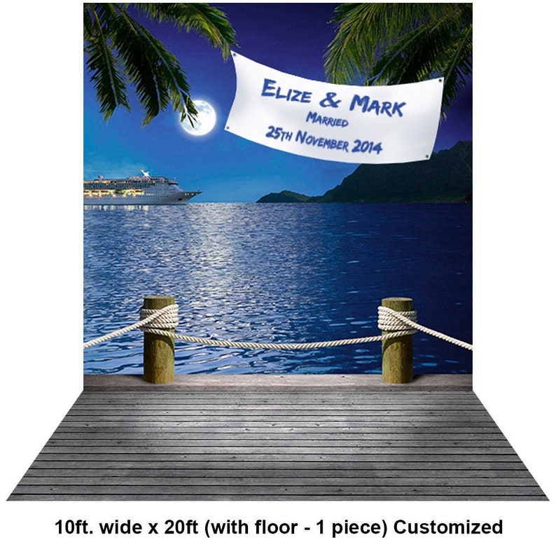 Wedding Cruise Engagement Photo Backdrop Love Boat Wedding - Etsy