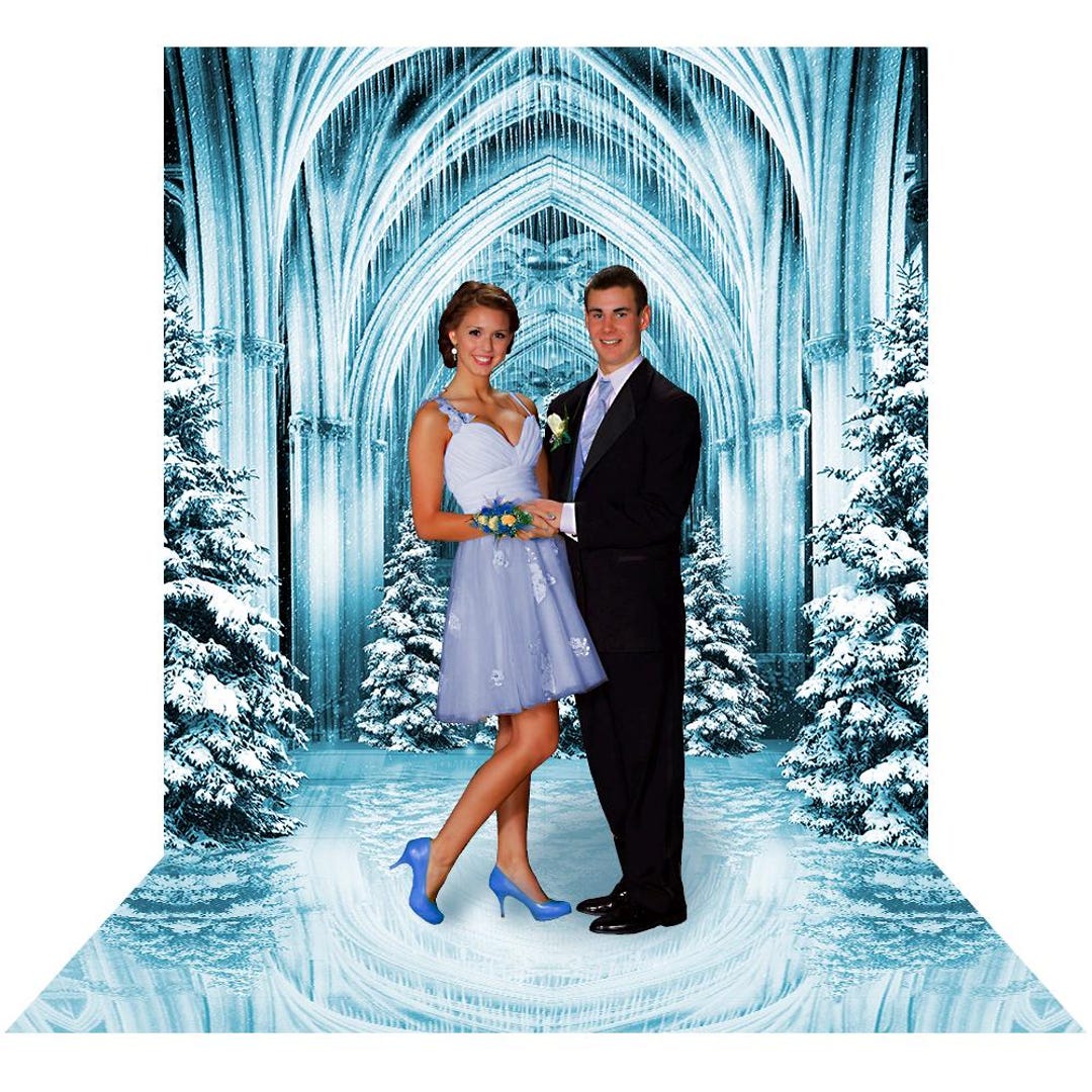 Ice Palace Backdrop, Photo Backdrop, Birthday Party Backdrop, Party ...