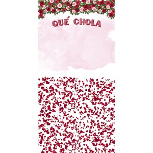 Chola Backdrop, Rosas Rojas Photo Prop, Latino Birthday Decor ...