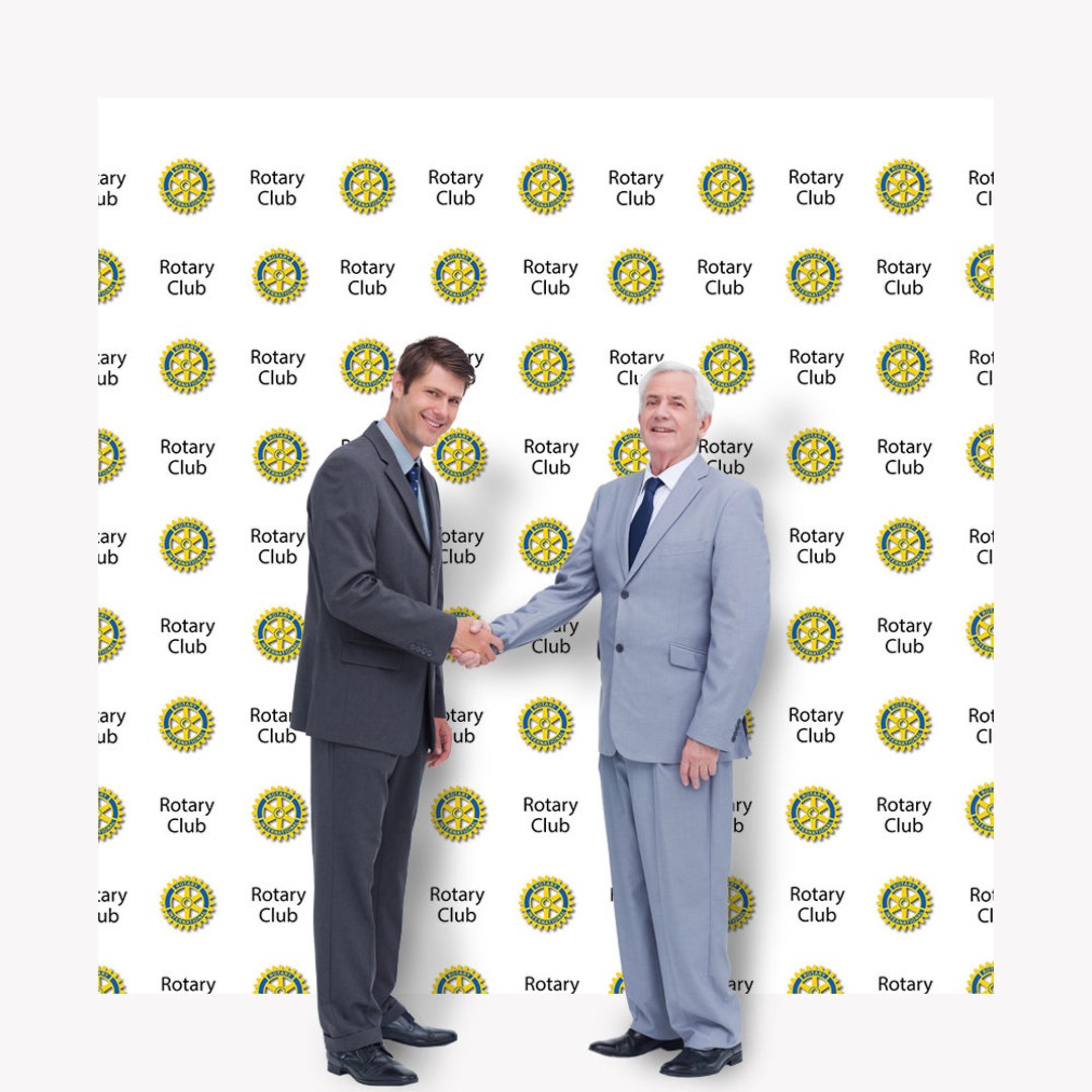 Rotary Club Step and Repeat Backdrop, Photo Booth, Award Party Photo ...