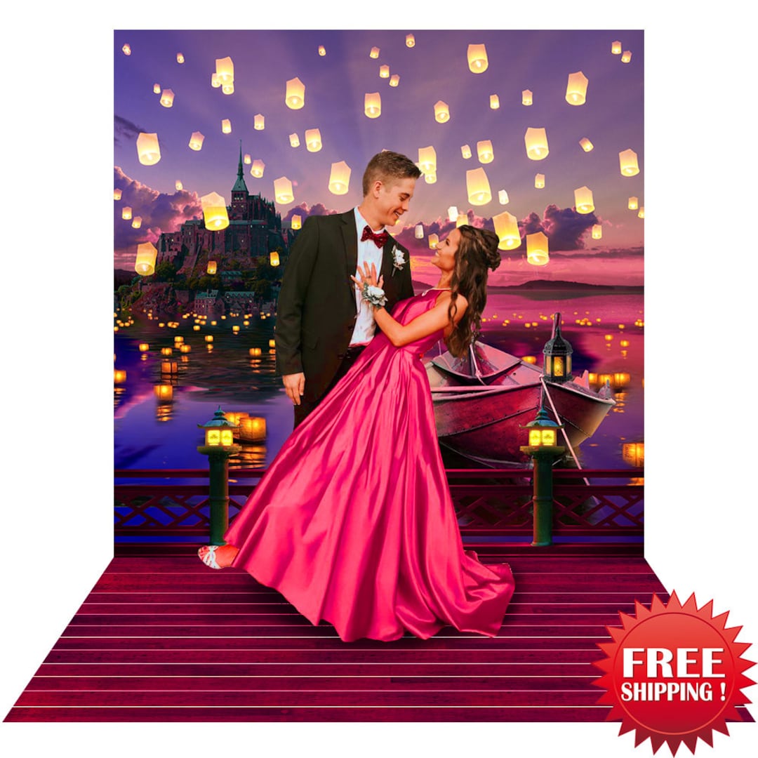 Tangled Backdrop, Rapunzel Theme Party, Lantern Ceremony Decor, Photo ...